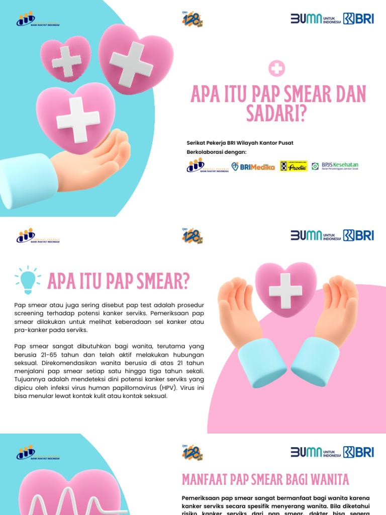 Manfaat Pap Smear dan SADARI untuk Wanita | PDF | Kesehatan Holistik ...