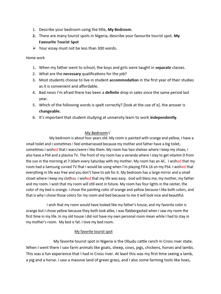 Writing Assignment | PDF | Sheep