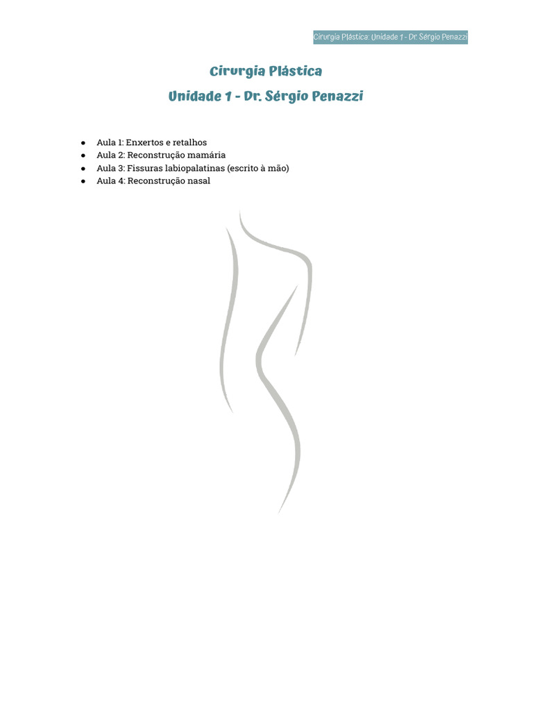 Enxertos e Retalhos na Cirurgia Plástica | PDF | Câncer de mama ...
