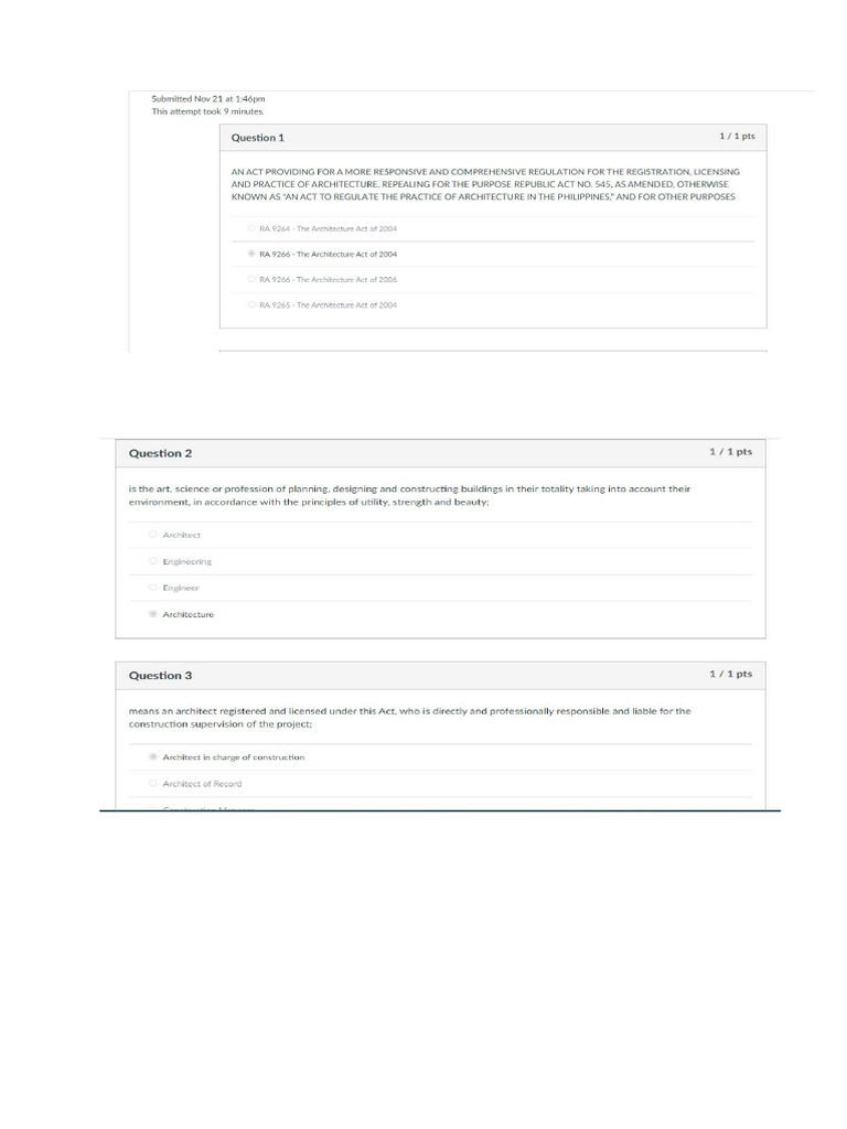 Professional Practice Exam | PDF