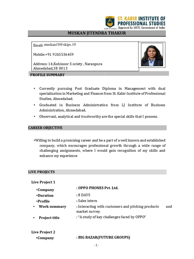 Naukri MuskanThakur (0y 0m) | PDF | Economies | Business