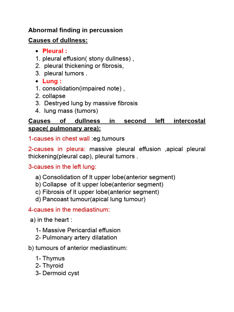 Abnormal Finding | PDF | Lung | Pneumonia