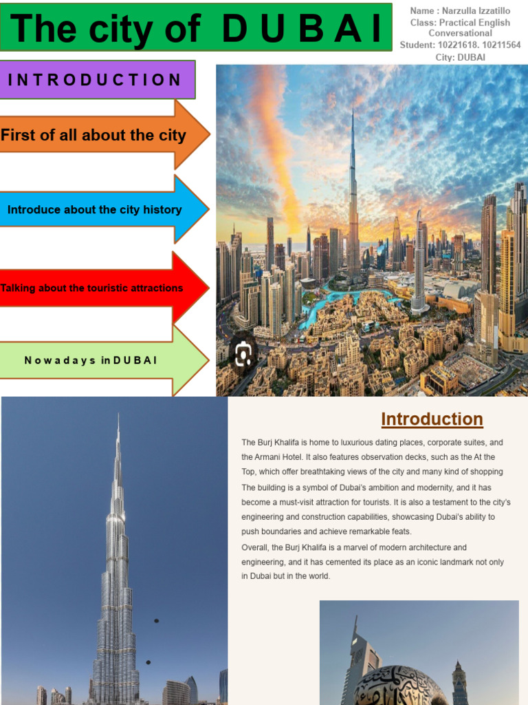 Dubai | PDF | Dubai | Tourism