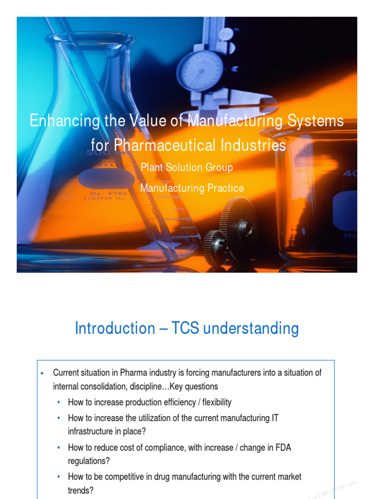 Presentation (TCS) - Enhancing The Value of Manufacturing Systems in ...