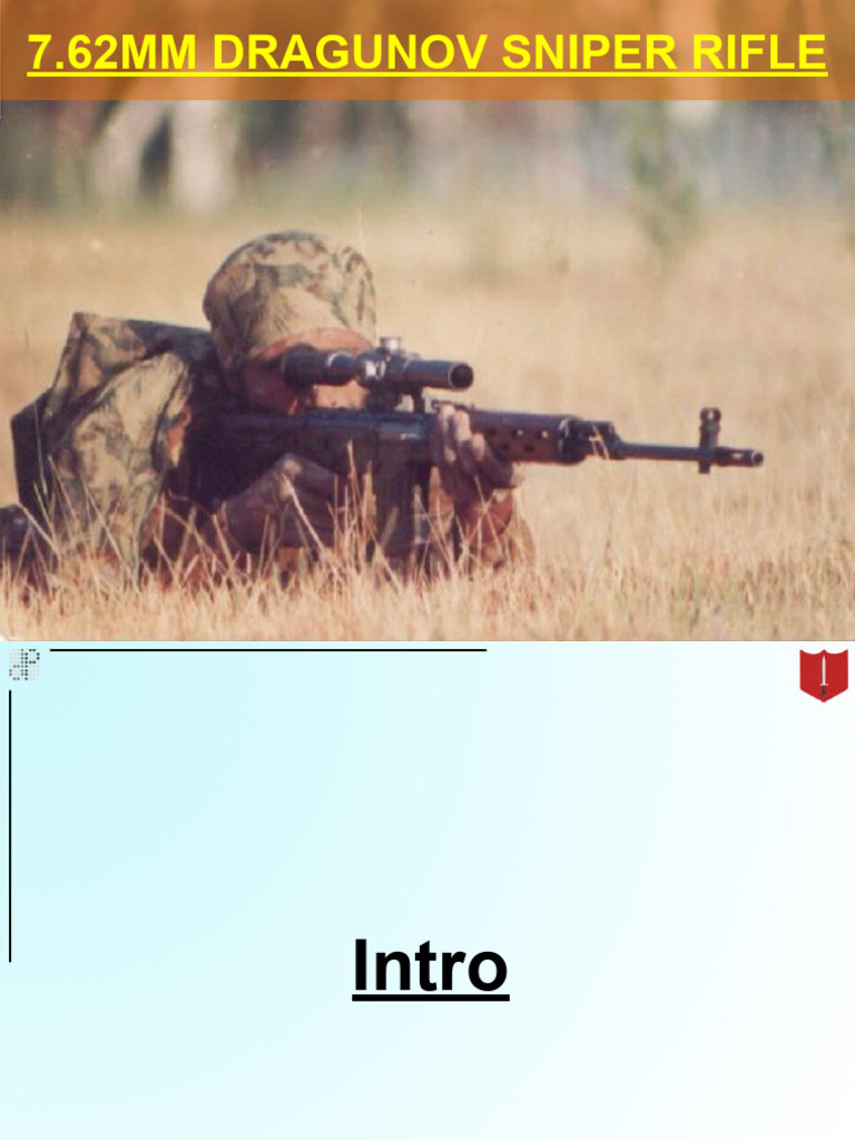 Intro To Dragunov Sniper Rif | PDF | Telescopic Sight | Firearms