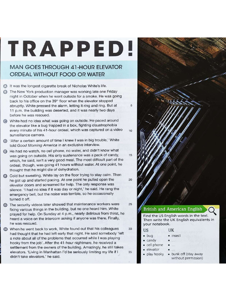 Reading Trapped - English | PDF