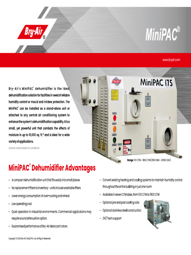 Bry Air Minipac Brochure | PDF