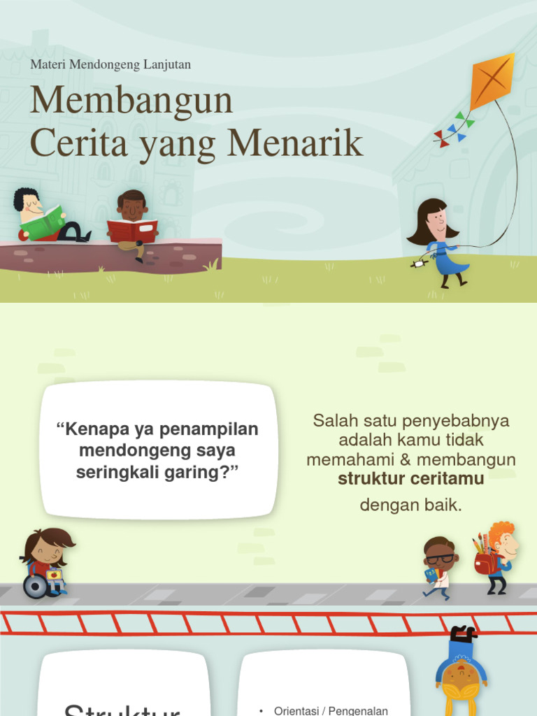 Tips Mendongeng Dan Bercerita: Membangun Cerita Yang Menarik | PDF