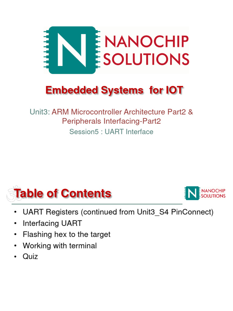 Unit3 - S5 UART | PDF | Computer Hardware | Computer Science Unit3 - S5 UART | PDF | Computer Hardware | Computer Science