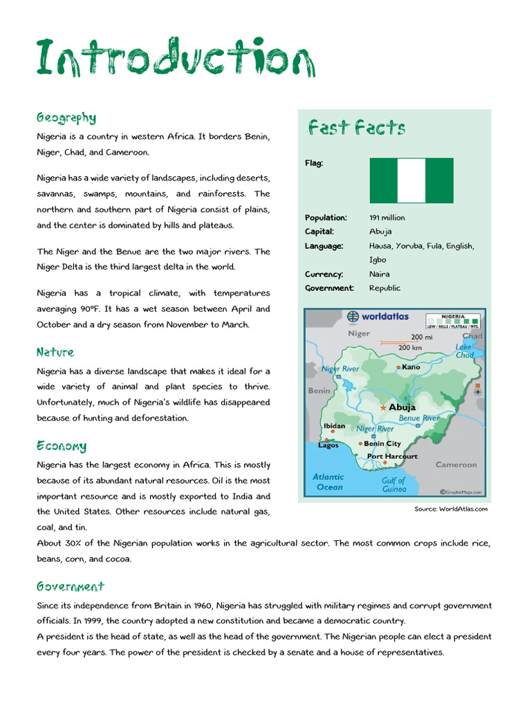 Nigeria - Facts and Figures | PDF | Nigeria | Boko Haram
