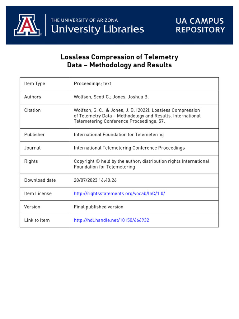 Itc 2022 22-05-01 | PDF | Data Compression | Computer Science