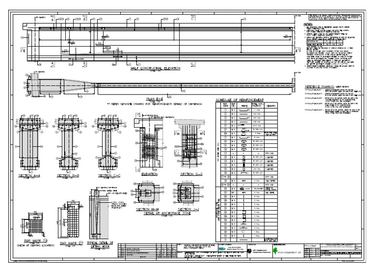 Reinforcment Details of Girder | PDF