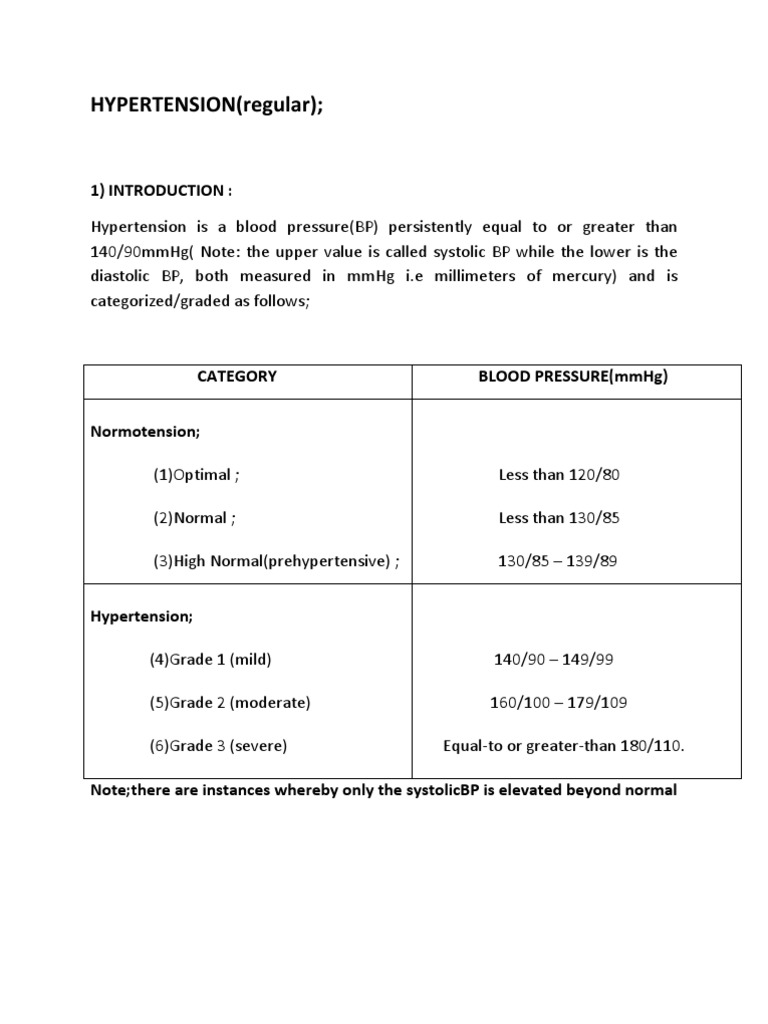 Hypertension Pamphlet. | Download Free PDF | Hypertension | Blood Pressure