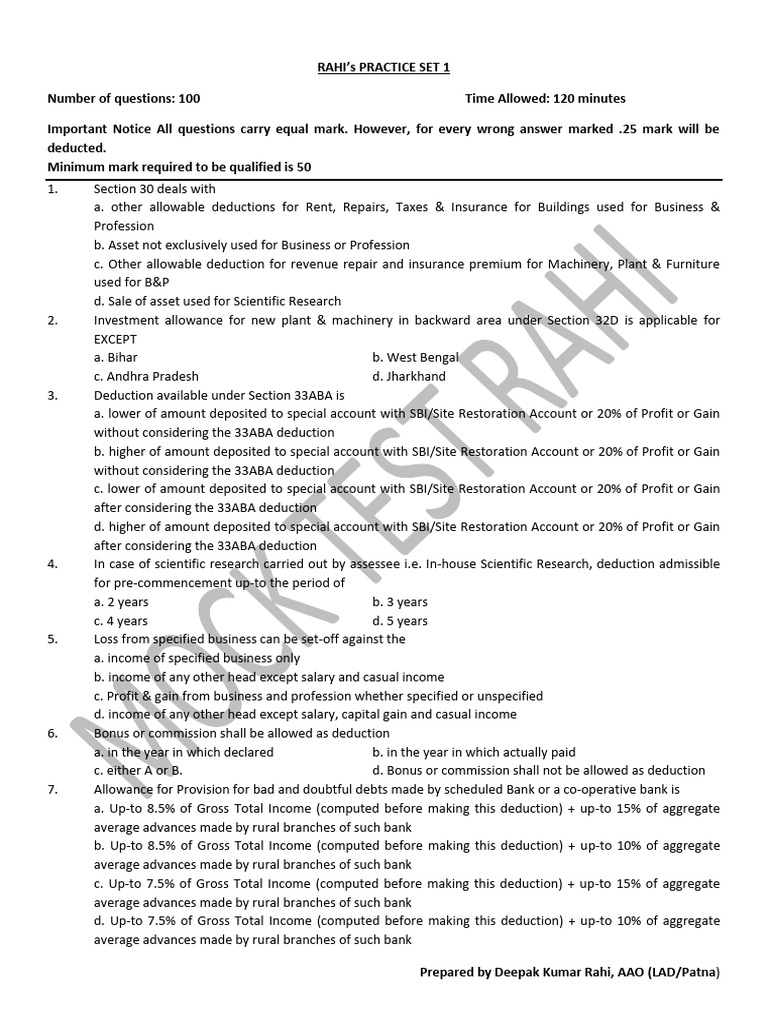 Rae 1 | PDF | Payments | Tax Deduction