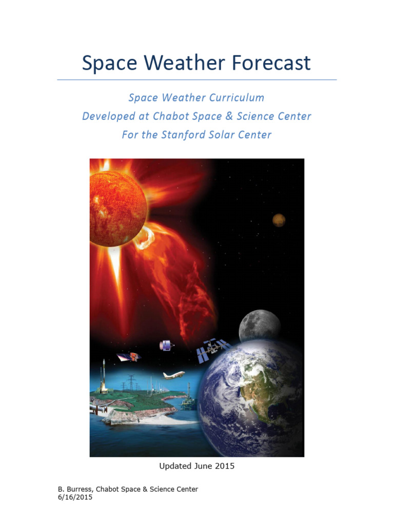 Weather Forecast | PDF | Solar Wind | Sun