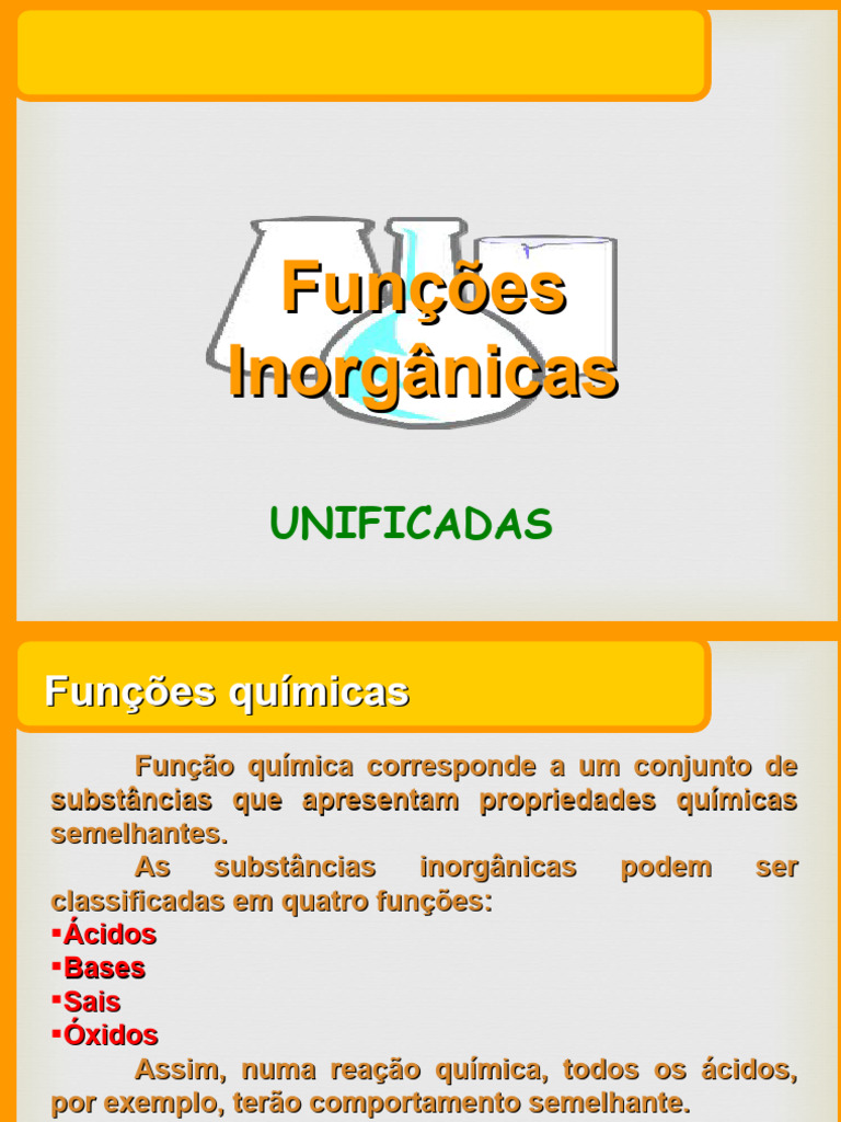 Classificação de Ácidos Inorgânicos | PDF | Ácido | Ciências Físicas