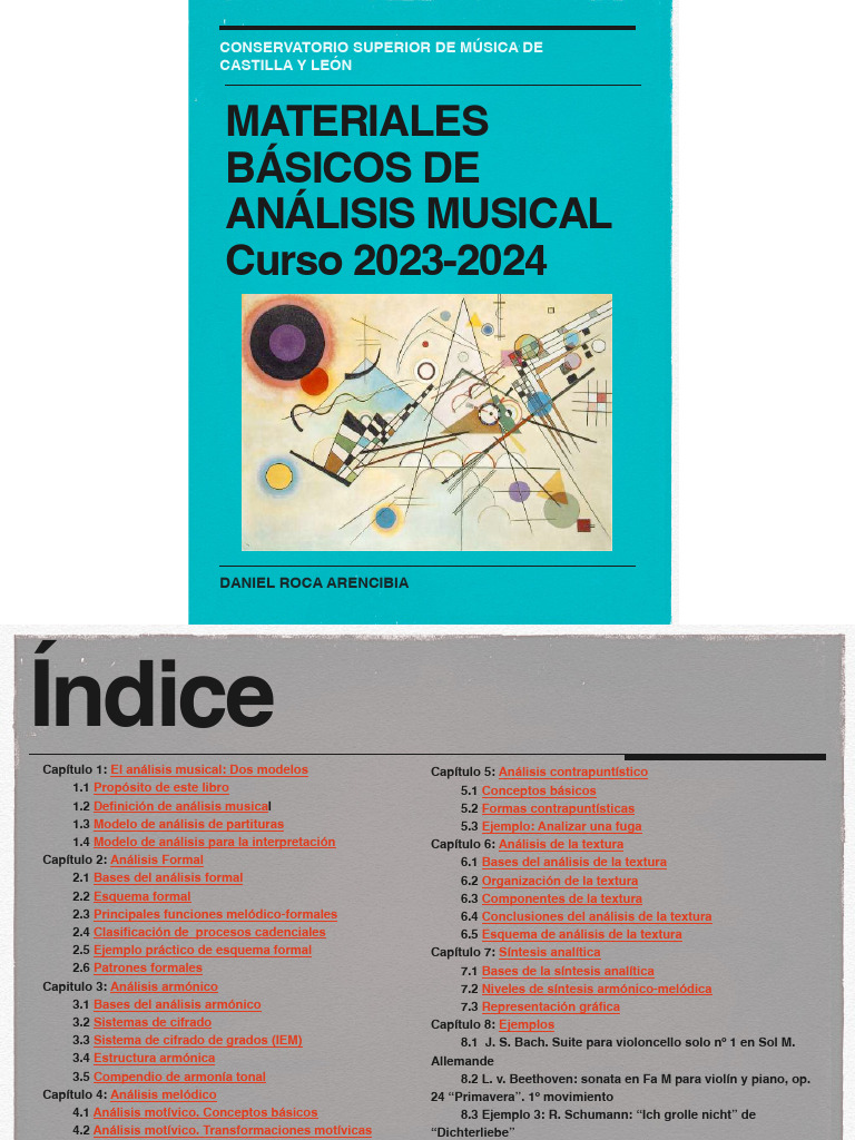 Materiales Básicos de Análisis 3.3 | PDF | Partituras | Sicología