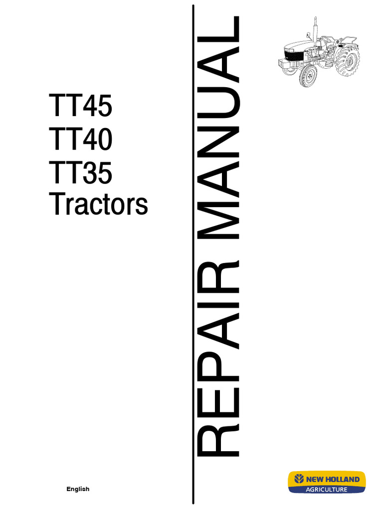 Shop Manual Tt45 | PDF | Mechanical Engineering | Manufactured Goods