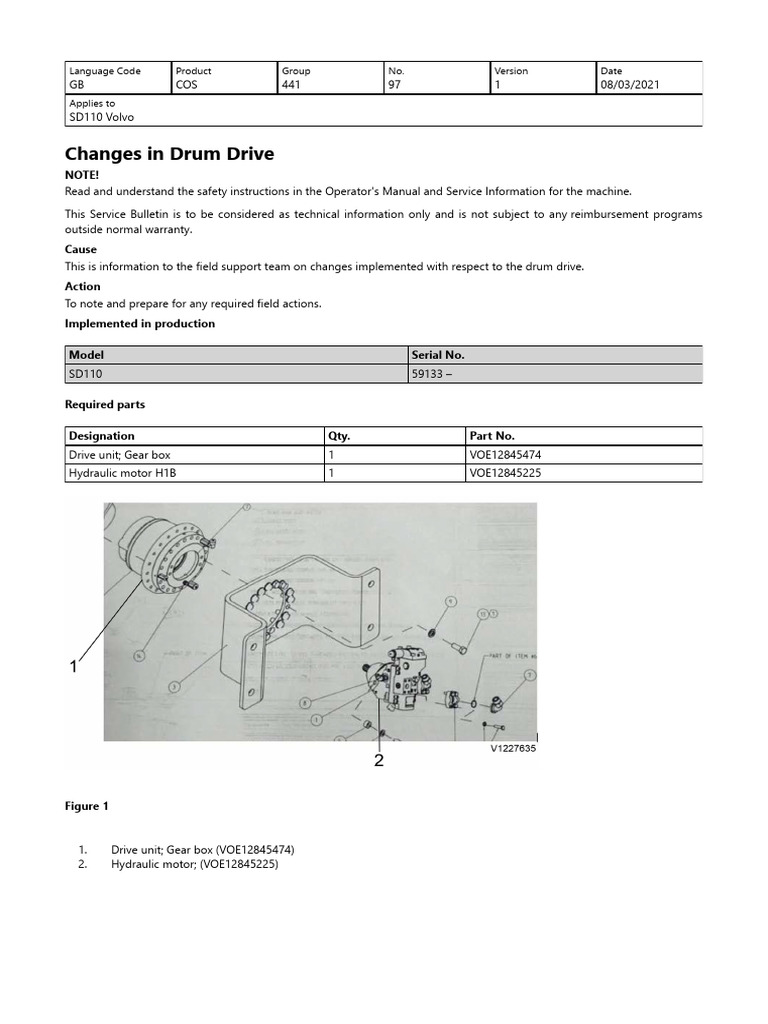 Drum Drive Oil SD110 | PDF | Manufactured Goods | Motor Vehicle