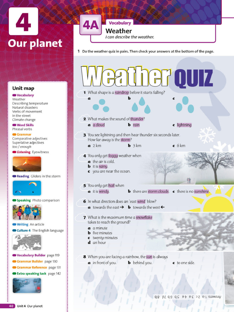Solutions Pre-Intermediate. Student's Book - UNIT 4 | PDF