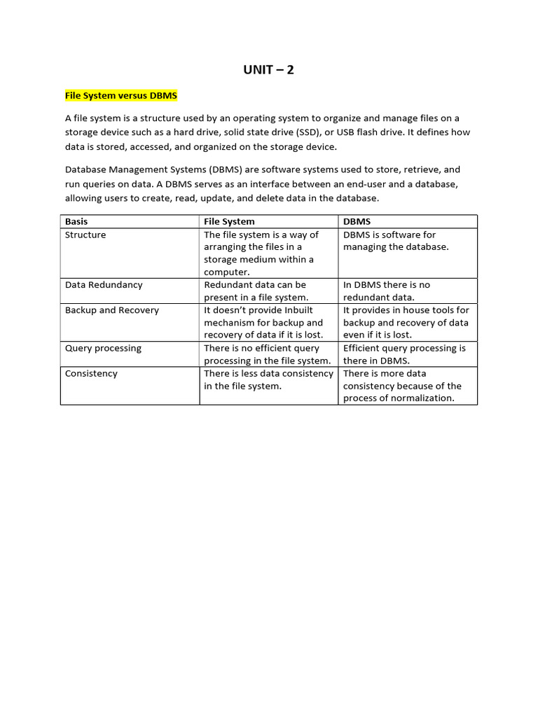 Ism Unit 2 Pdf Databases Relational Database