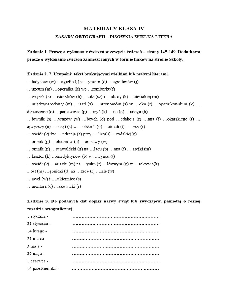 Jezyk Polski Klasa 4 Czesc 2 | PDF