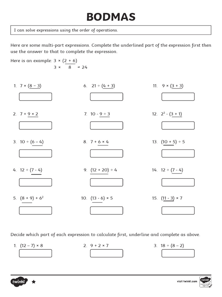 Bodmas-20 10 20 | PDF | Mathematics | Computer Programming