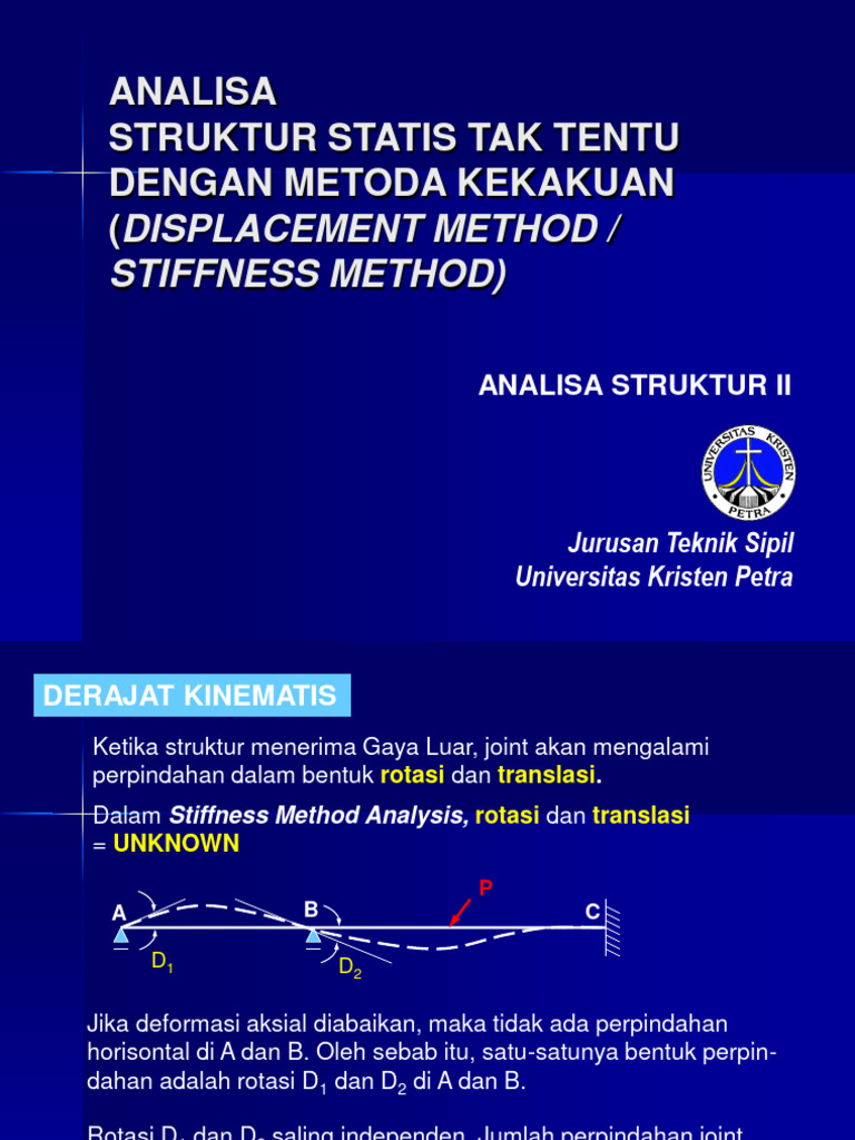 7-Displacement Method | PDF