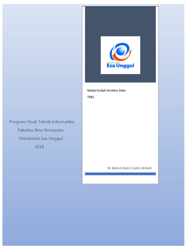 Modul Kuliah Struktur Data-Tree | PDF