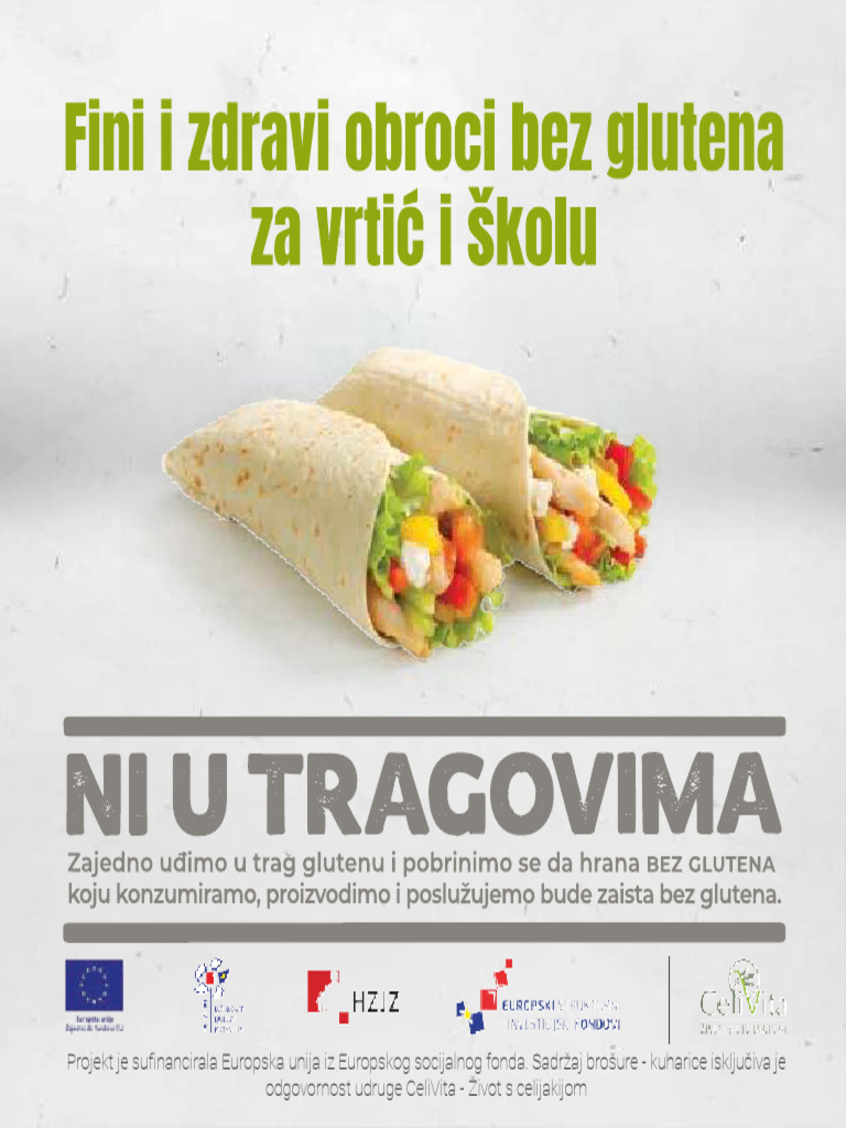 Fini I Zdravi Obroci Bez Glutena Za Vrtic | PDF