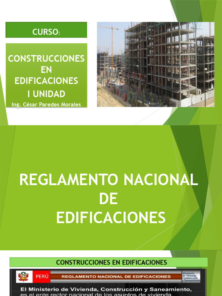 Reglamento Nacional de Edificaciones 2023-2 | PDF | Crecimiento personal y profesional | Arte