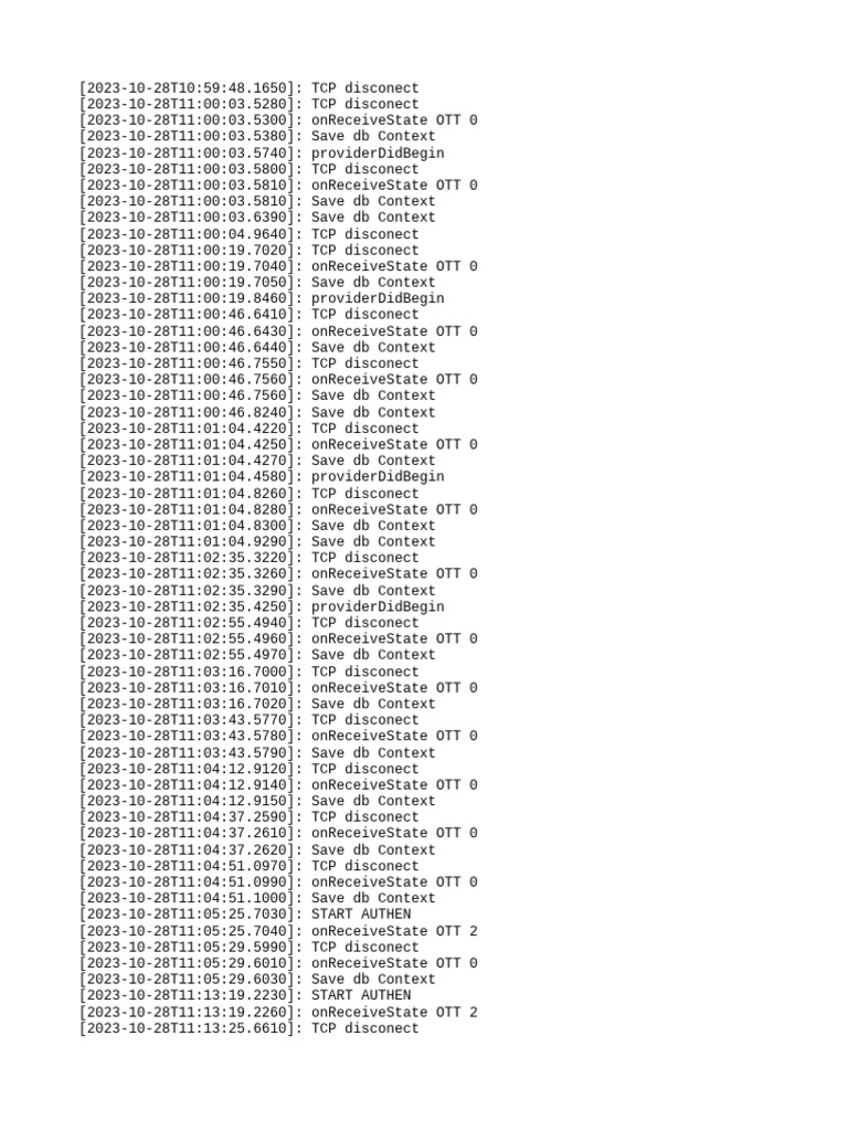Logfile 0 | PDF | Transmission Control Protocol | Communications Protocols Logfile 0 | PDF | Transmission Control Protocol | Communications Protocols