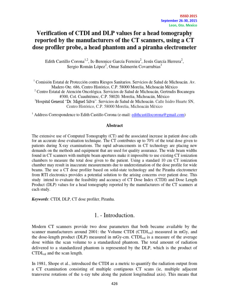 47020872 | PDF | Ct Scan | Medical Physics