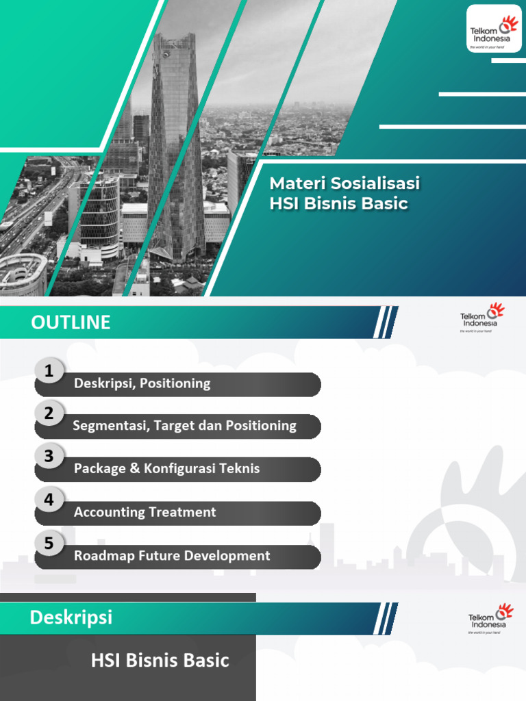 Lampiran 3 - Materi Sosialisasi HSI BIsnis Basic | PDF | Ip Address | I Pv6