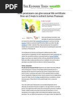 CIL-CPRMSE-User Manual For Digital Life Certificate | PDF | Computing ...