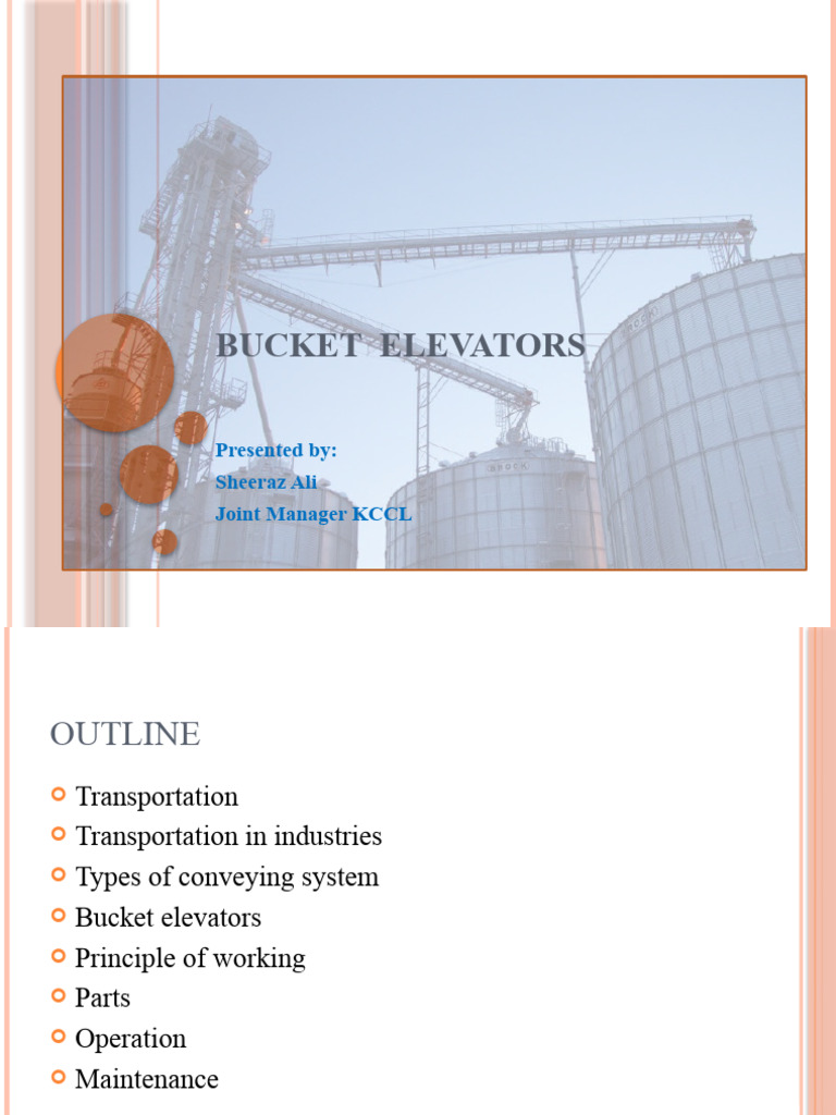 Bucket Elevators | PDF | Belt (Mechanical) | Elevator