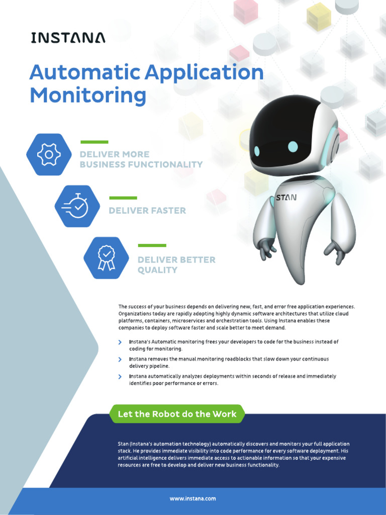 Instana Automatic Application Monitoring Solution Sheet | PDF