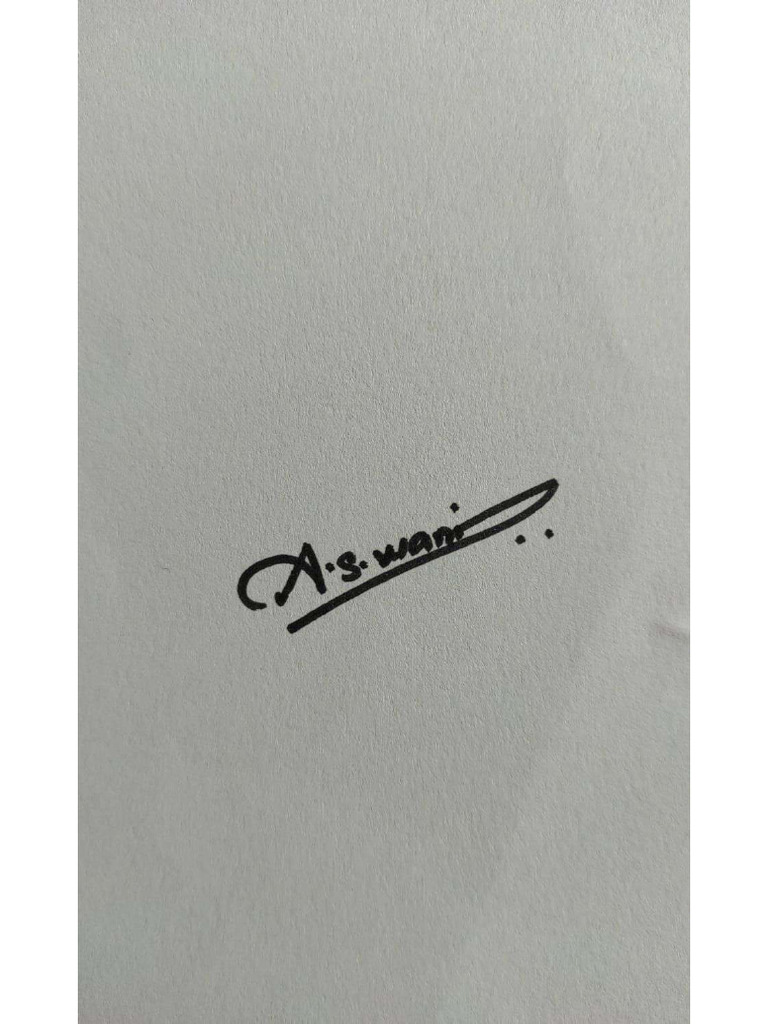 Ajay Sir Signature | PDF