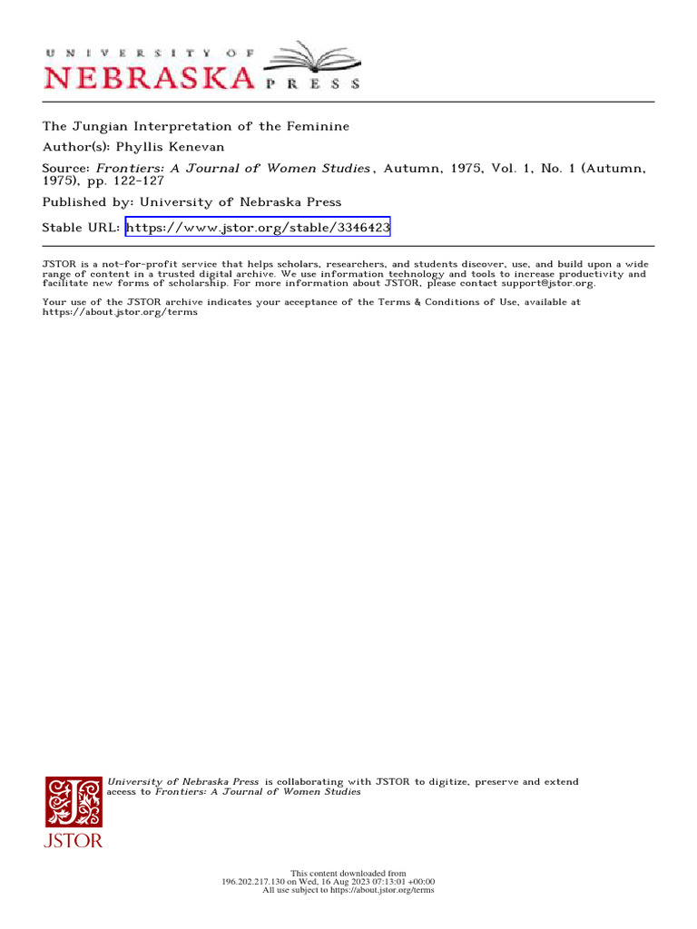 Jungian Feminine Archetype Analysis | PDF | Analytical Psychology ...