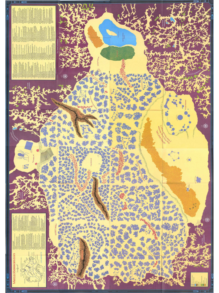 Menzoberranzan Map Scaled | PDF