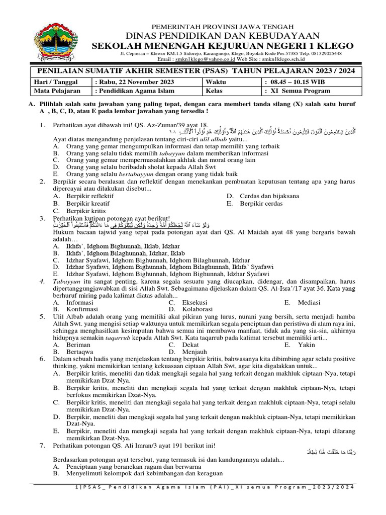 Pend Agama Islam | PDF