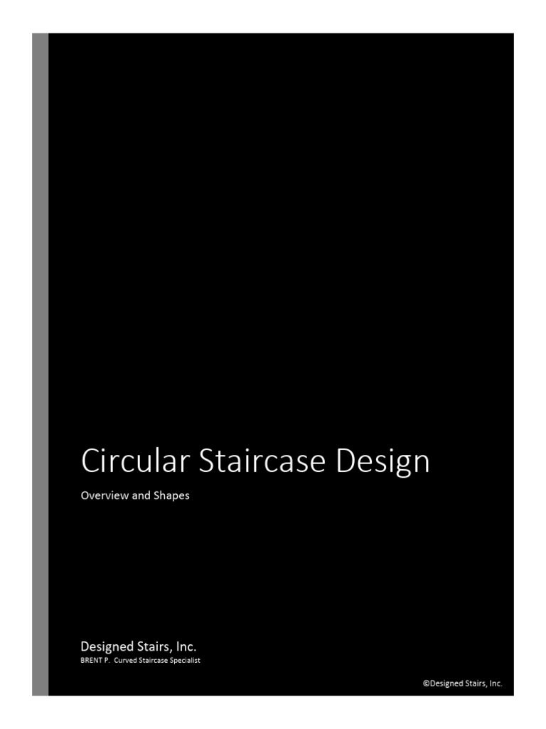 Circular Staircase Design Guide | PDF | Stairs