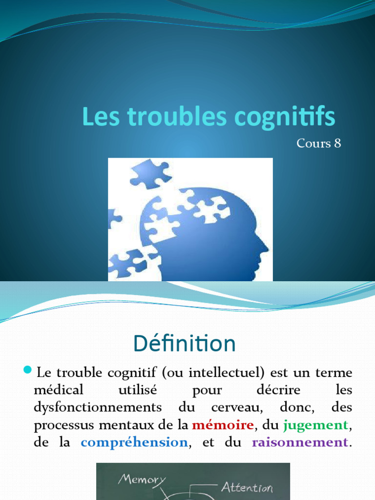 Les Troubles Cognitifs | PDF | Cervelet | Trouble mental