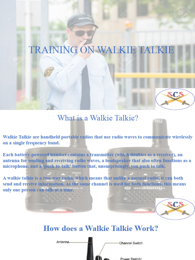 Walkie Talkie | PDF
