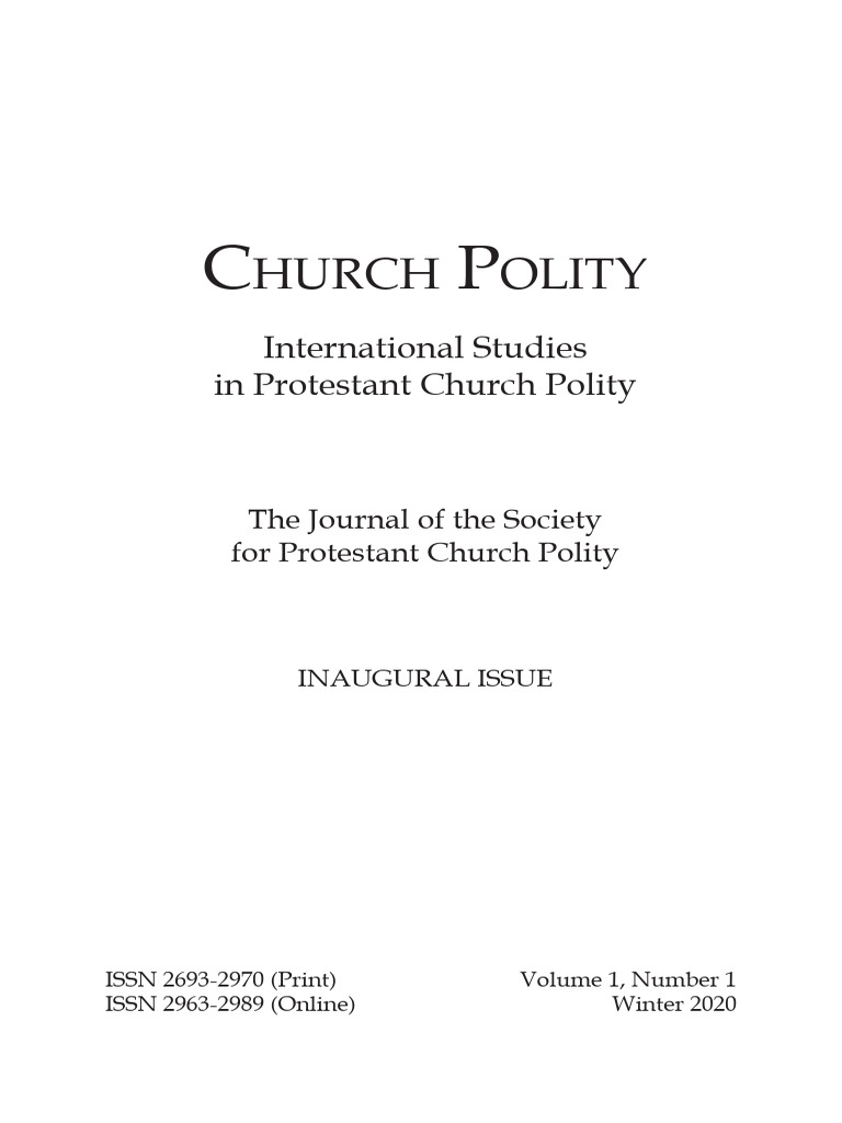 Church Polity 1 | Download Free PDF | Christian Denomination ...