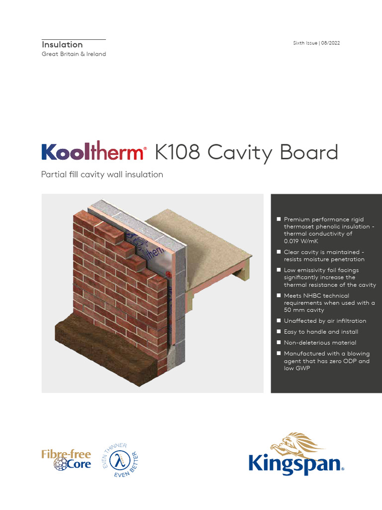 Kingspan Kooltherm k108 Brochure en GB | PDF | Building Insulation ...