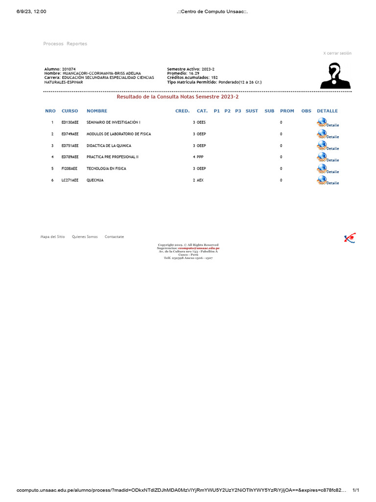 Constancia Denota Briss | PDF