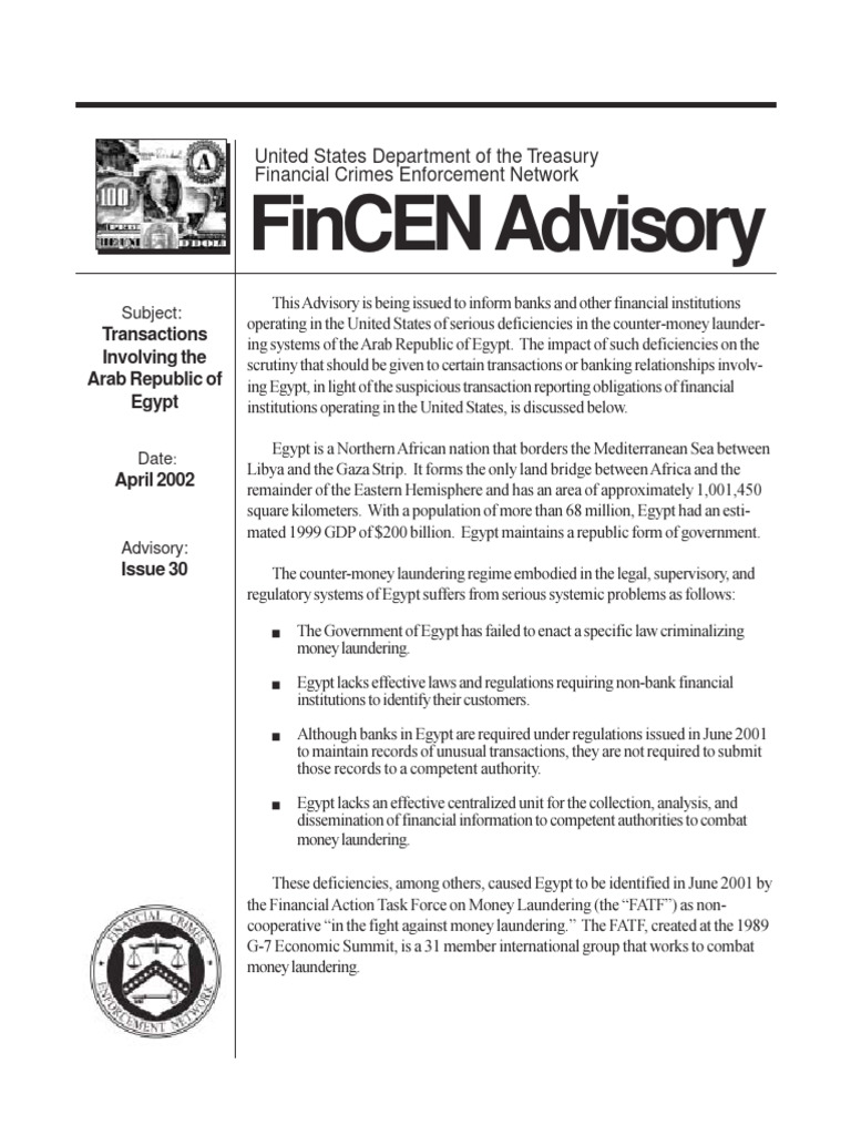 Fincen | PDF | Money Laundering | Government