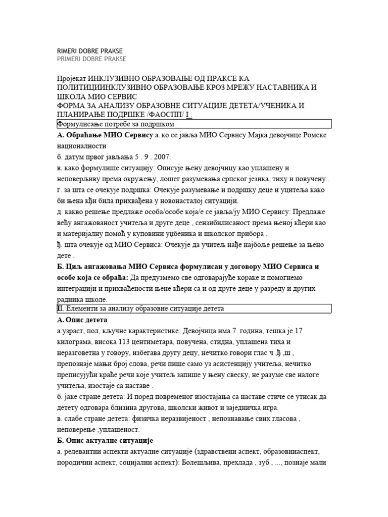 Rimeri Dobre Prakse | PDF