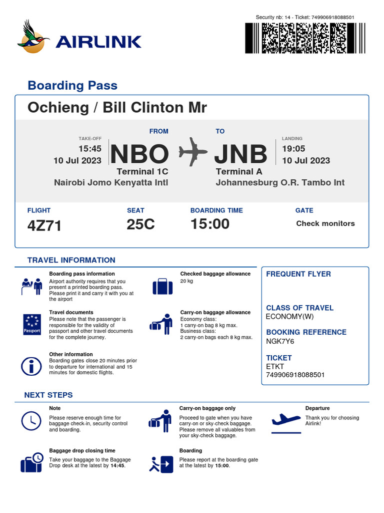 Boarding Pass | PDF | Baggage | Transport